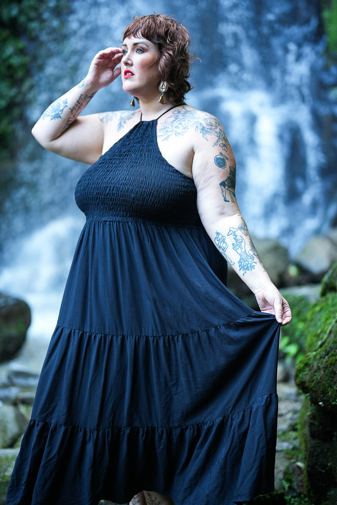 Lexi Dress - Midnight black – Jinx the Label