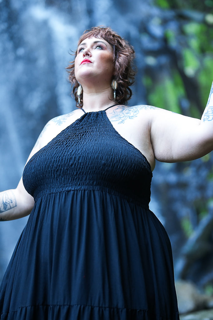 Lexi Dress - Midnight black – Jinx the Label