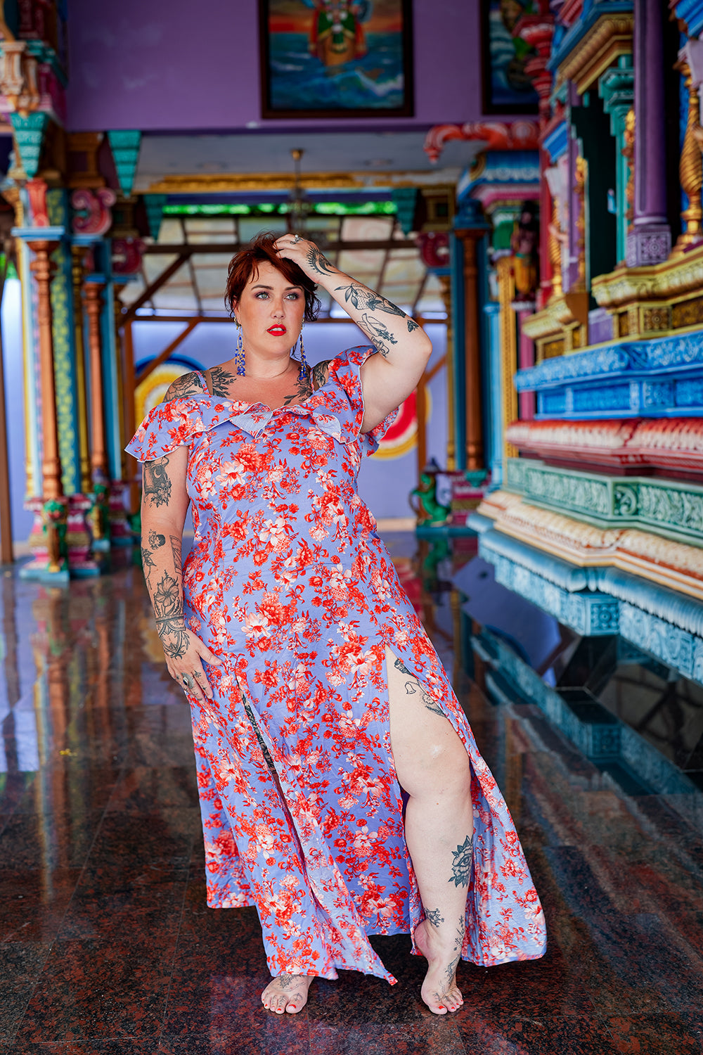 Mackenzie Dress - Sunset Prism – Jinx the Label