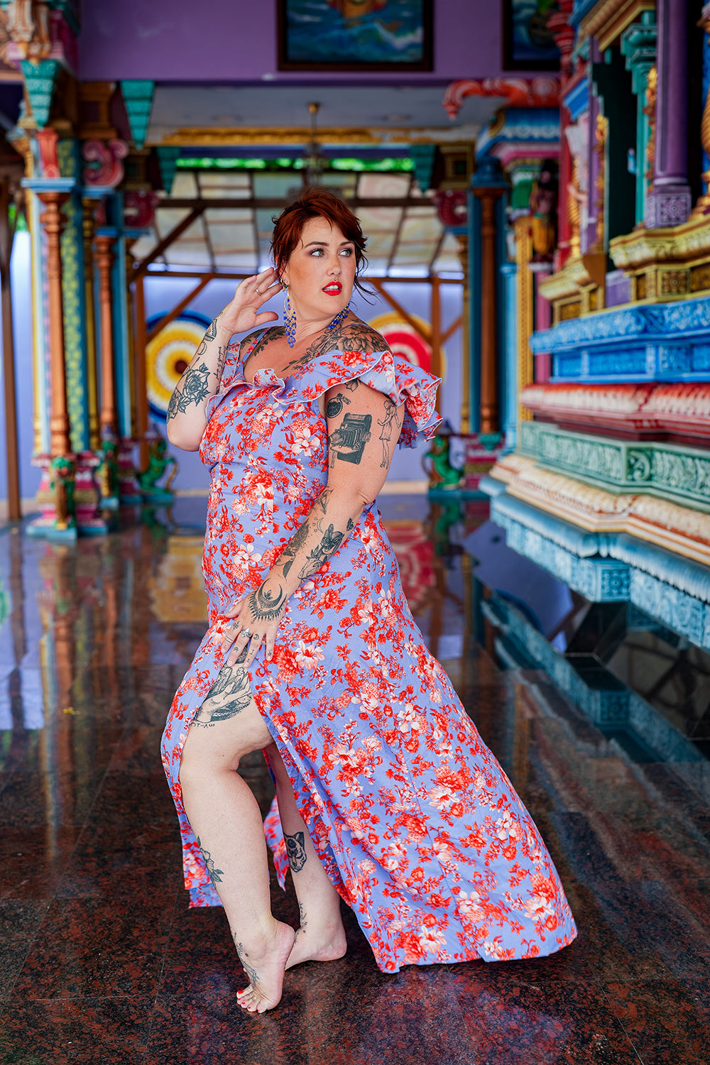 Mackenzie Dress - Sunset Prism – Jinx the Label