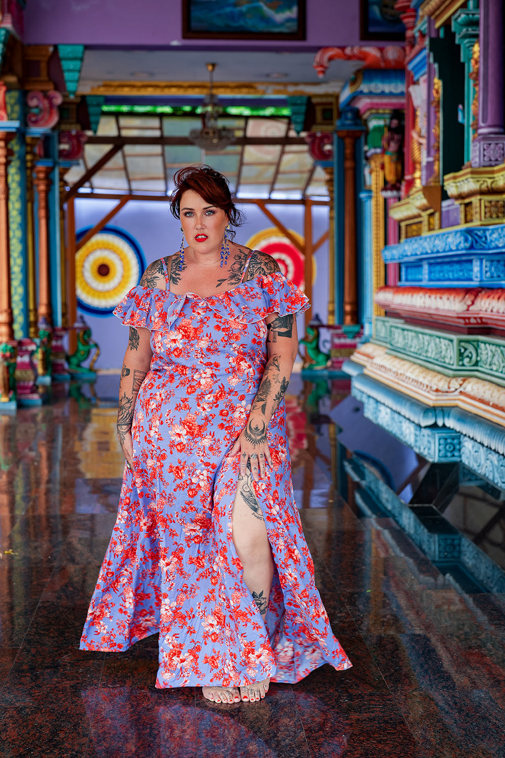 Mackenzie Dress - Sunset Prism – Jinx the Label